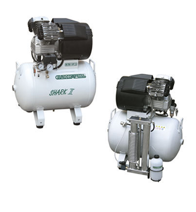 Dental air compressor - Shark II - Eurocompress - with air dryer / oil ...