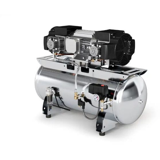 Medical air compressor - 812313006 - Gentilin - piston / with air dryer ...