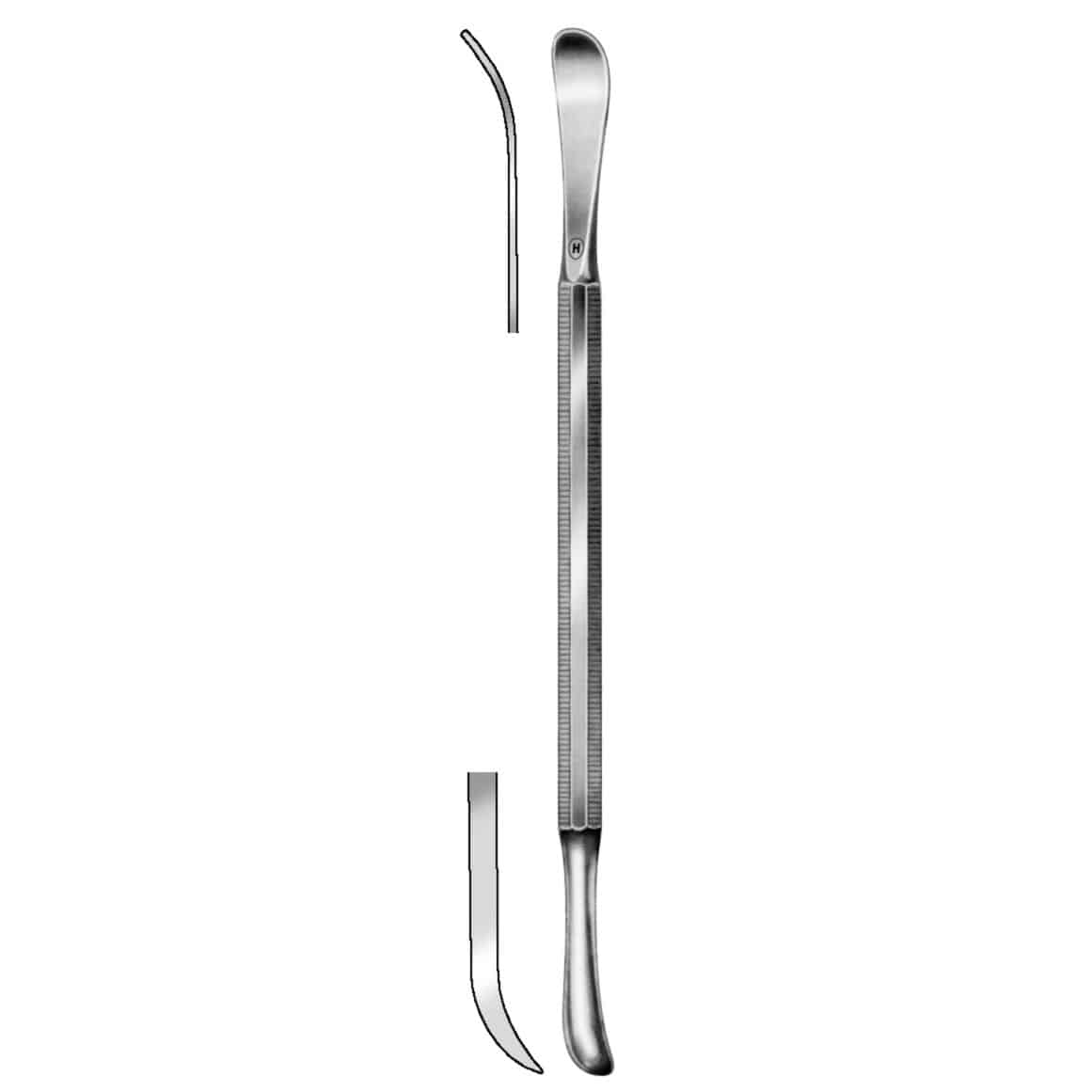 Curved dental elevator - HSK 002-23 - Karl Hammacher - double-ended ...