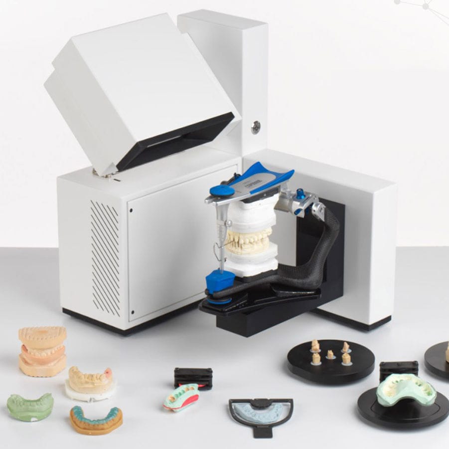 3D dental scanner - DScan 5 - EGS - benchtop / structured light / LED