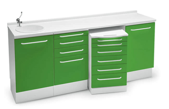 Storage cabinet / for dental instruments / for dental clinics / with ...