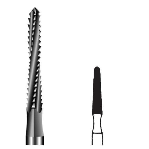 Dental surgery burr - RF166 - Edenta - universal / stainless steel