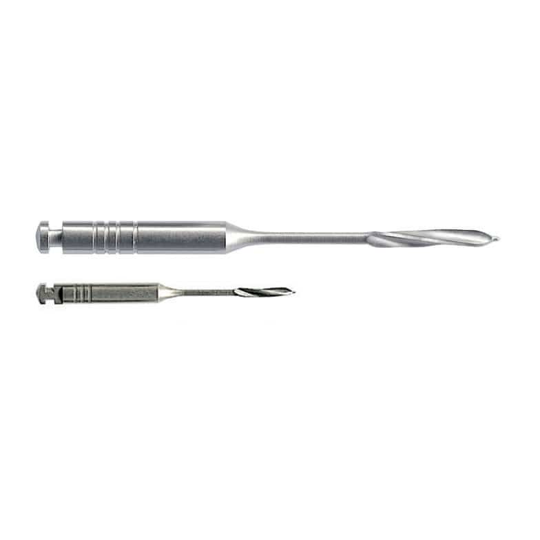 Endodontic drill bit - 183 - Edenta - stainless steel / cutting