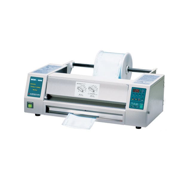 Medical thermosealer - HCS-400 - Hanshin Medical - automatic / rotary