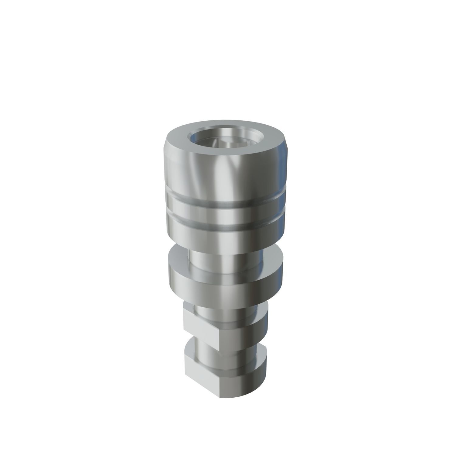 Stainless steel dental implant analog - 2350 - IDI - straight