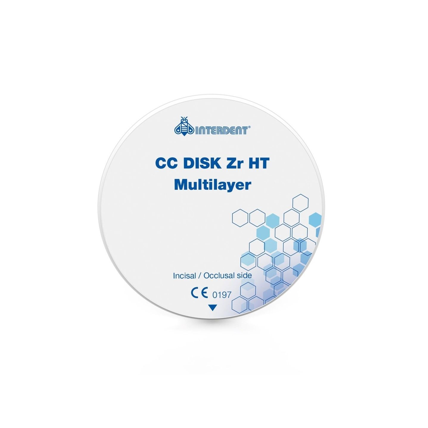 ZrO2 dental material - CC Disk Zr HT Multilayer - Interdent - for ...