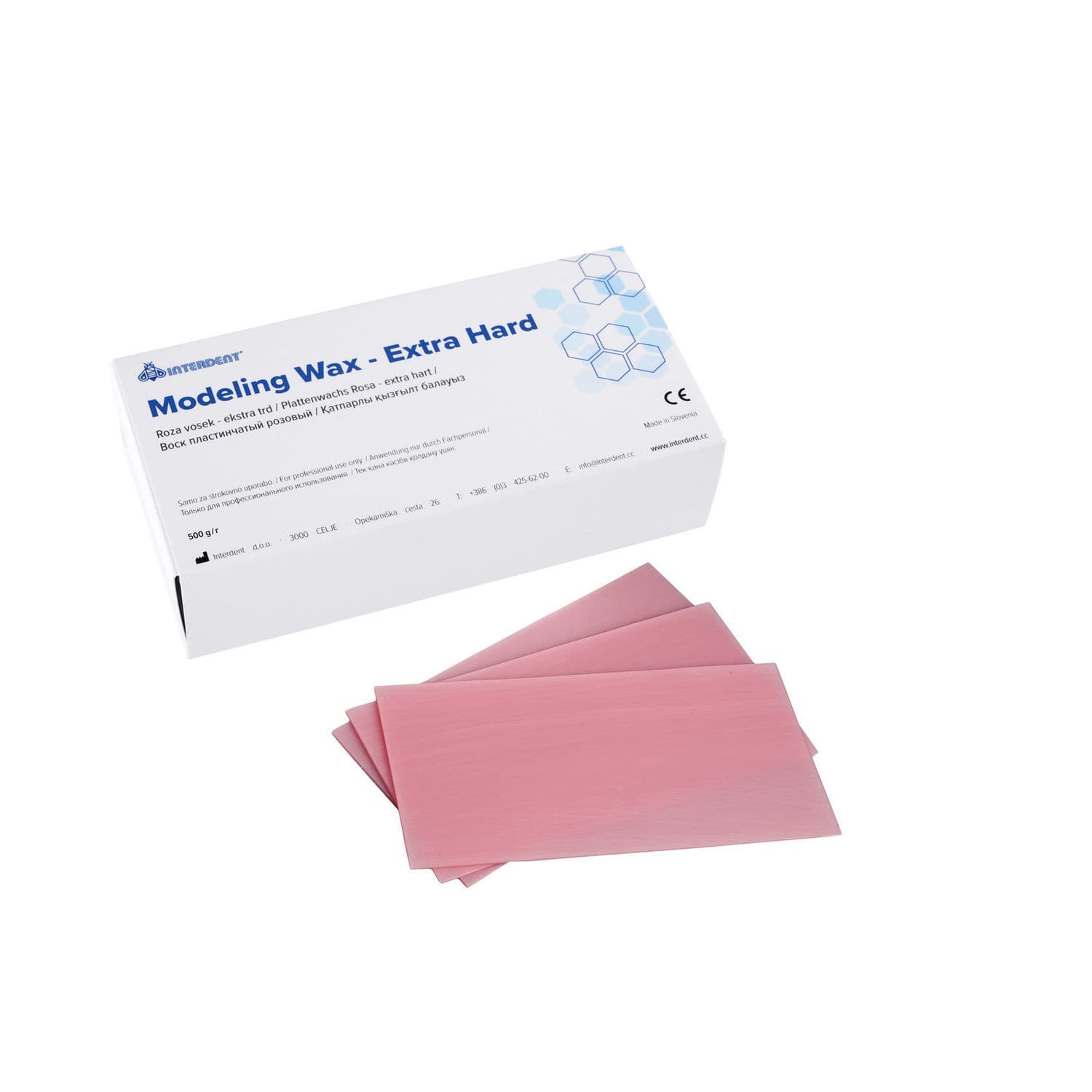 Wax dental material - 187 - Interdent - modeling