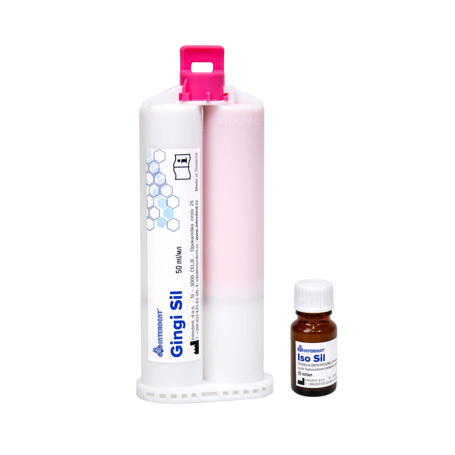 Silicone dental material - Gingi Sil - Interdent - gingival / for impression trays