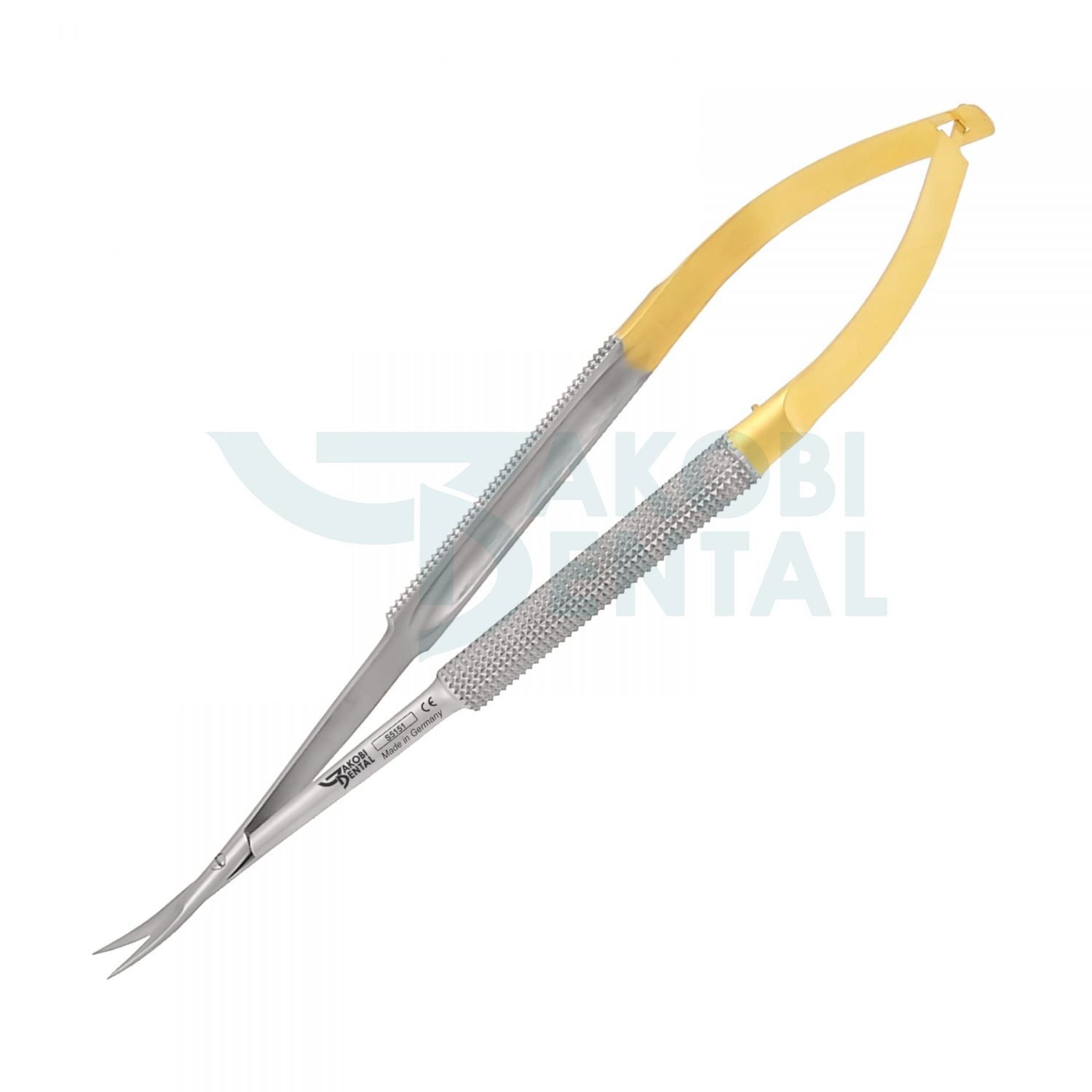 Microsurgery scissors - S5151 - Jakobi Dental GmbH - for dental surgery ...