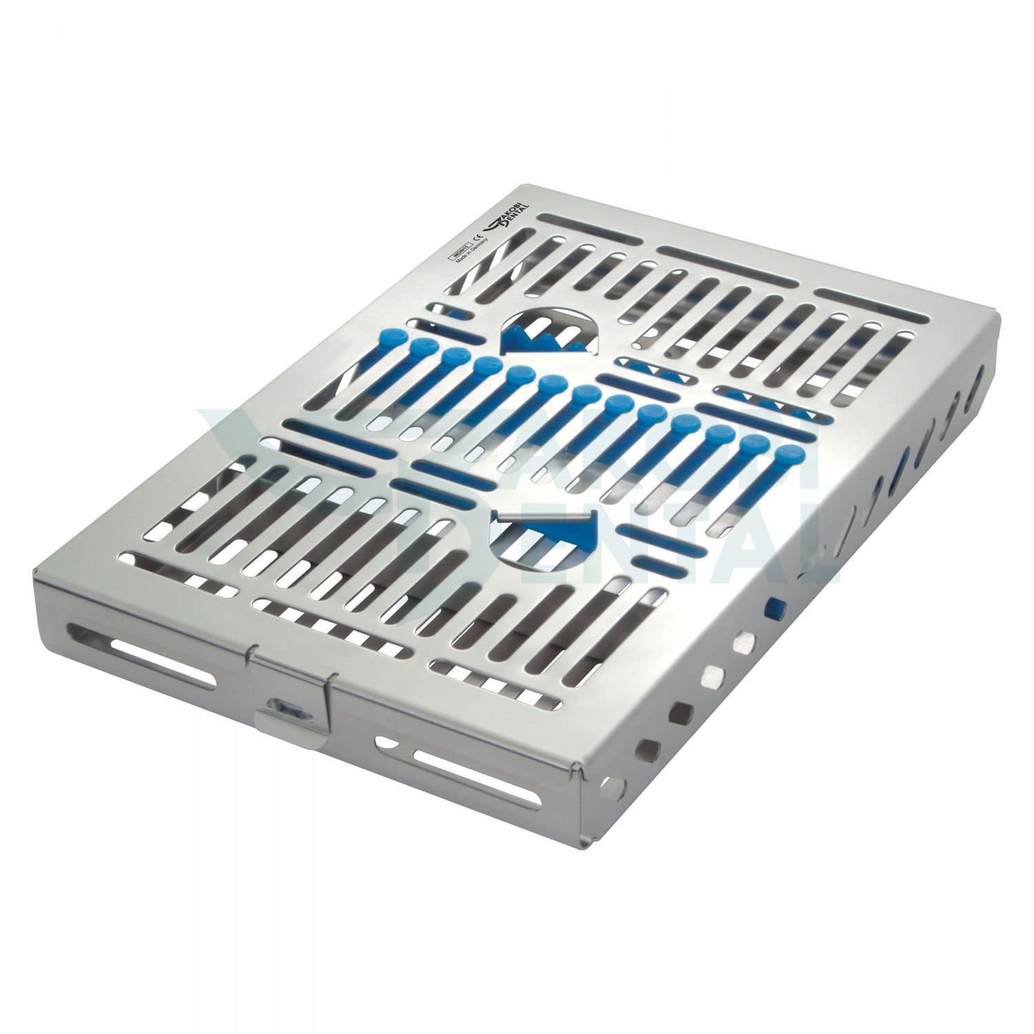 Dental instrument sterilization cassette - IMDIN158 - Jakobi Dental GmbH - stainless steel