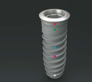 Cylindro-conical dental implant - Essential - KLOCKNER, S.A. - titanium ...