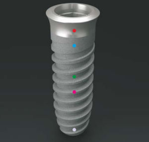 Cylindro-conical dental implant - Essential - KLOCKNER, S.A. - titanium ...