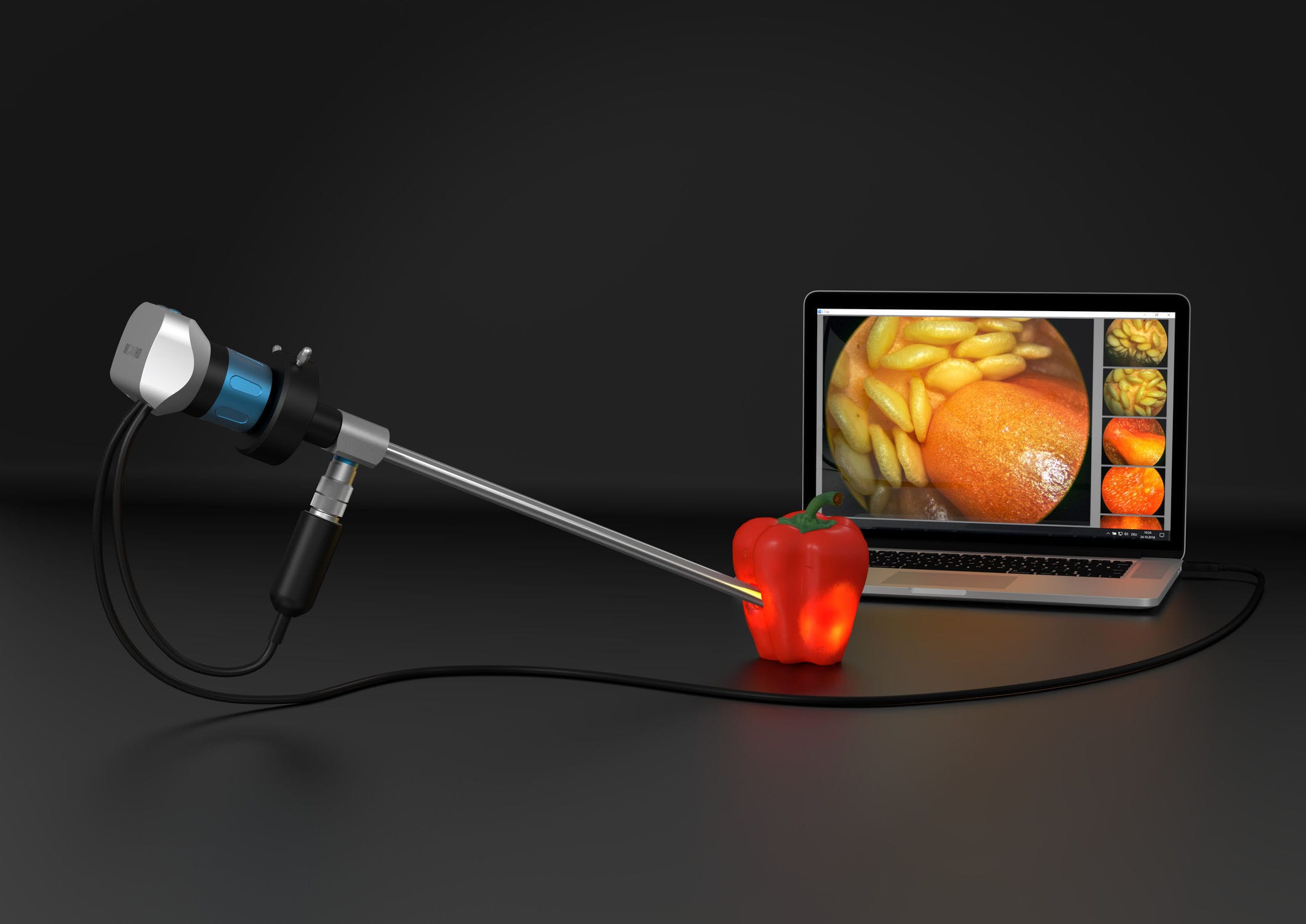 Endoscope camera head - M-CAM HD + - I.C.Lercher - surgical / digital / HD