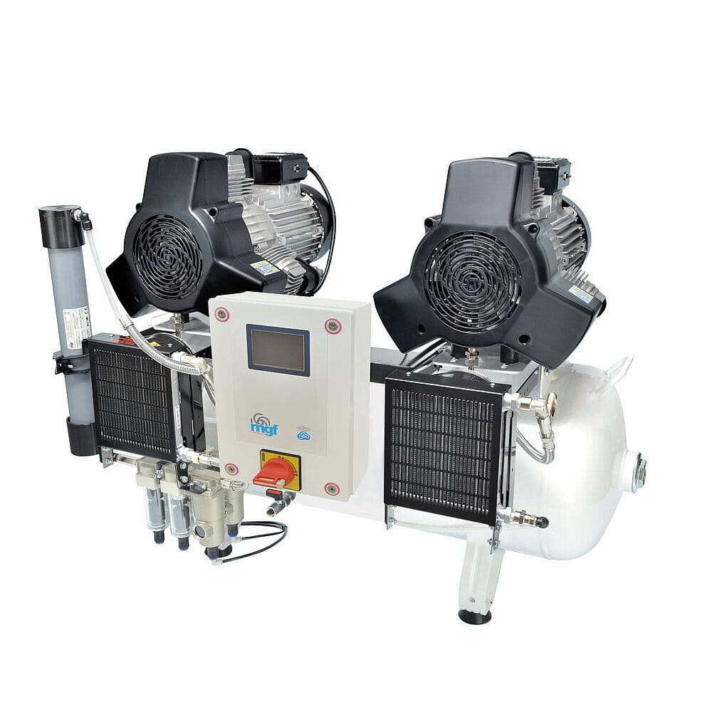 Medical air compressor - 100/50 TANDEM PRIME M IOT - MGF Compressors ...