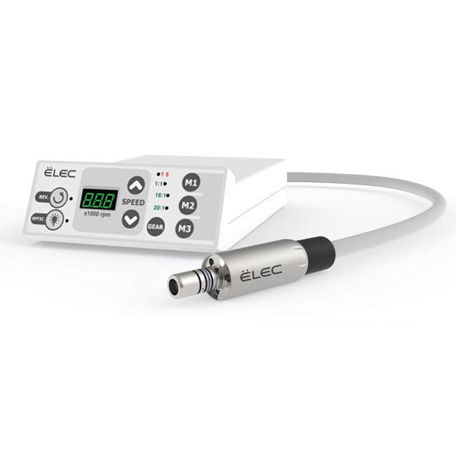 Dental micromotor - ELEC 2 mini - Micro-NX - clinical / electric / air