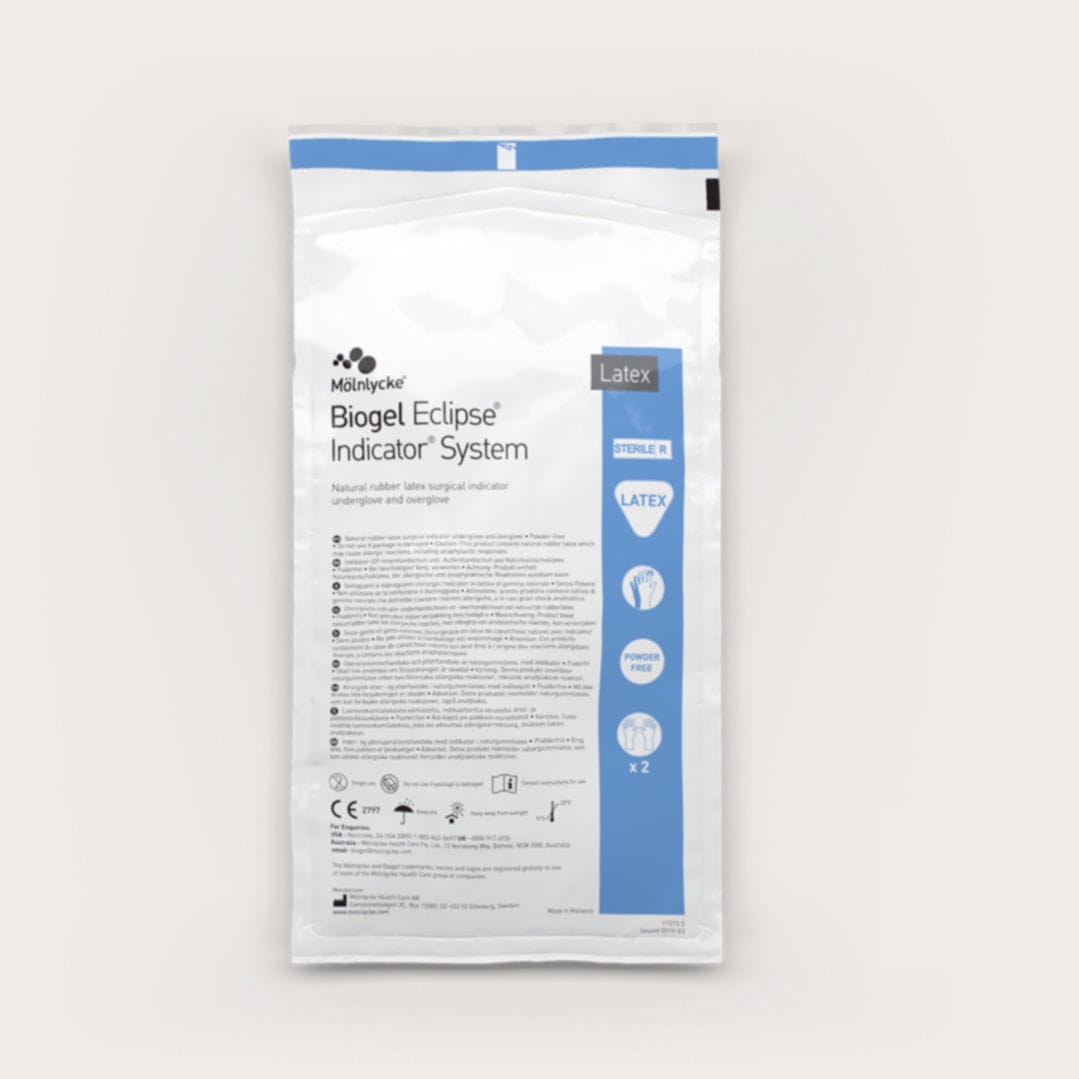 Latex gloves - Biogel Eclipse® Indicator® System - Mölnlycke Health ...
