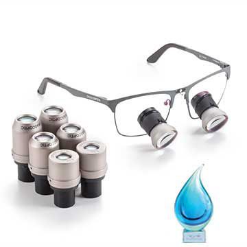 Binocular loupe with frames - OmniOptic™ - Orascoptic