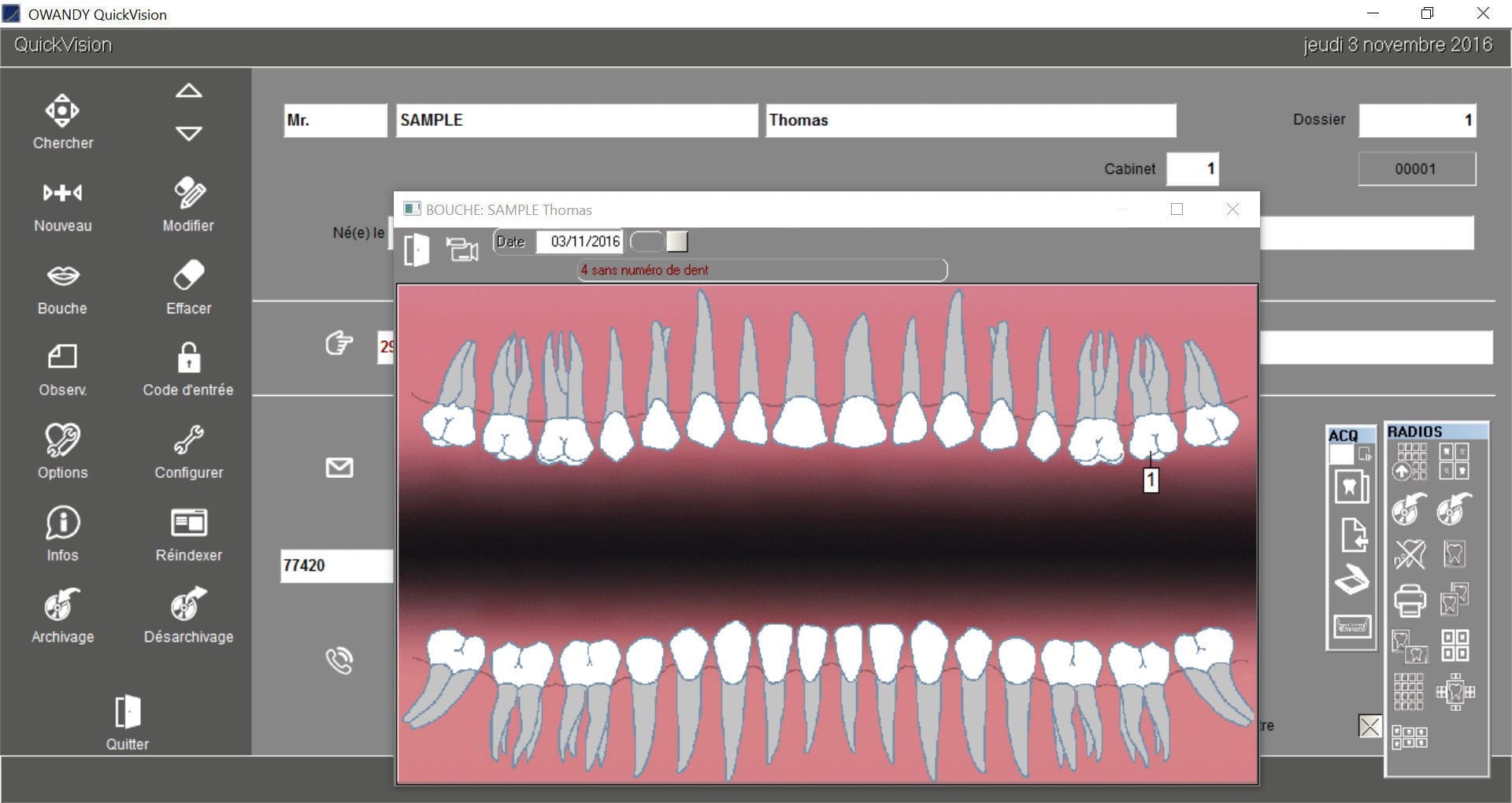 Visualization software - Quickvision - Owandy Radiology - control / diagnostic / acquisition