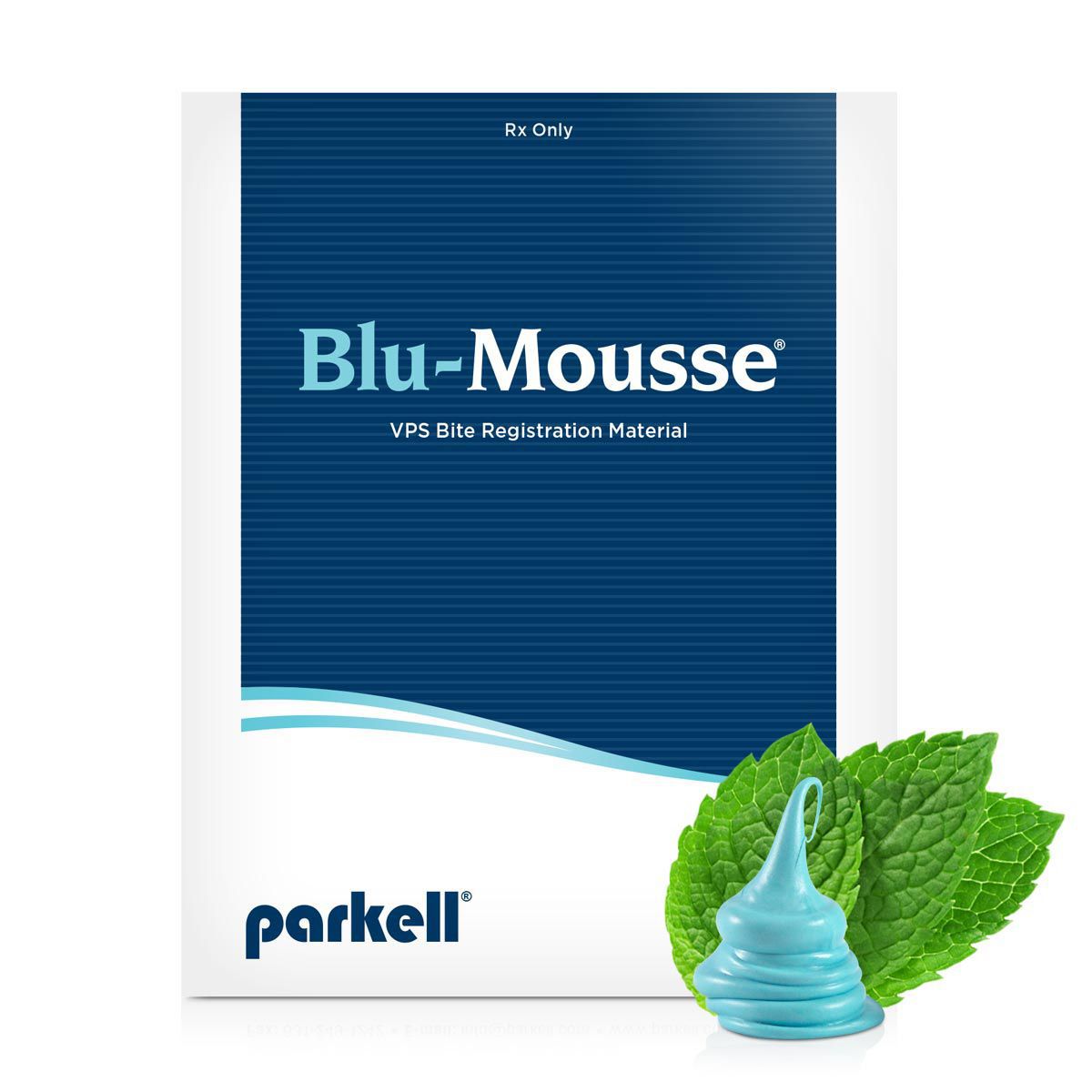 Vinyl polysiloxane dental material - Blu-Mousse® Peppermint Super-Fast ...
