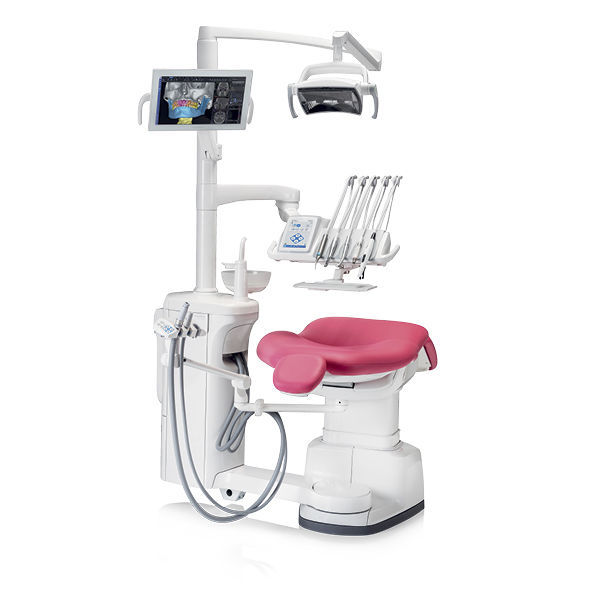 Dental treatment unit with chair - Planmeca Pro50™ - Planmeca - with ...