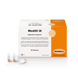 Dental restoration cement - Medifil IX AC - Promedica Dental Material ...