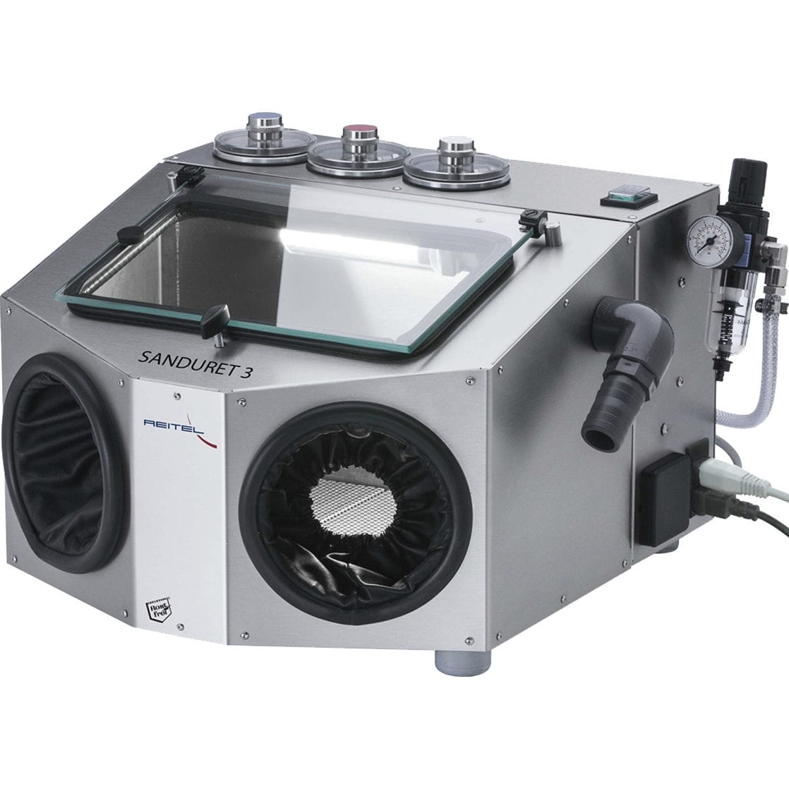 Pneumatic dental sandblaster - SANDURET 3 - REITEL Feinwerktechnik - 1-tank