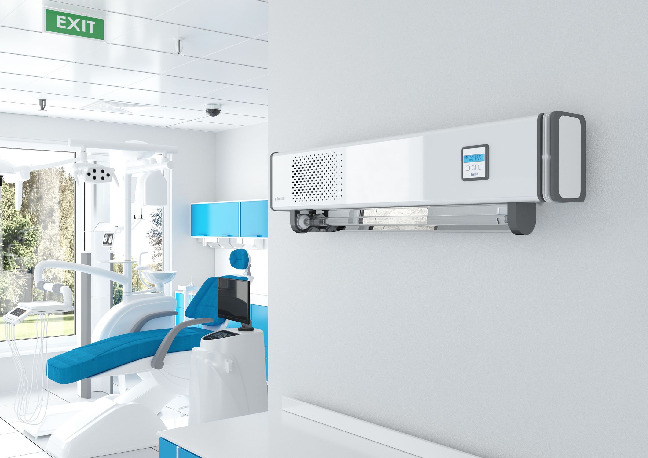Sterilization lamp - Elite - ROKO - medical / UVC / wall-mounted