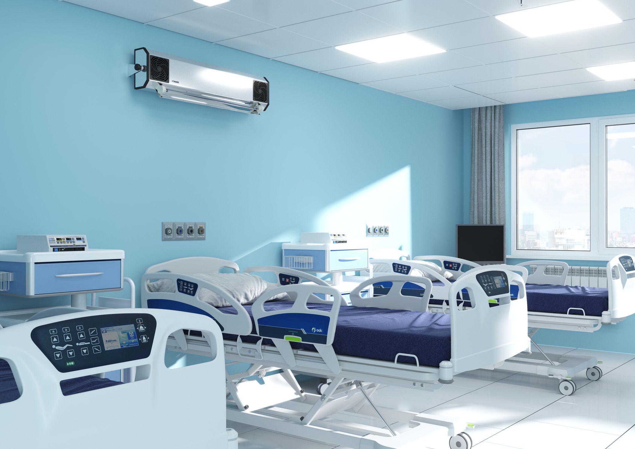 Sterilization lamp - INOX - ROKO - disinfection / medical / UVC