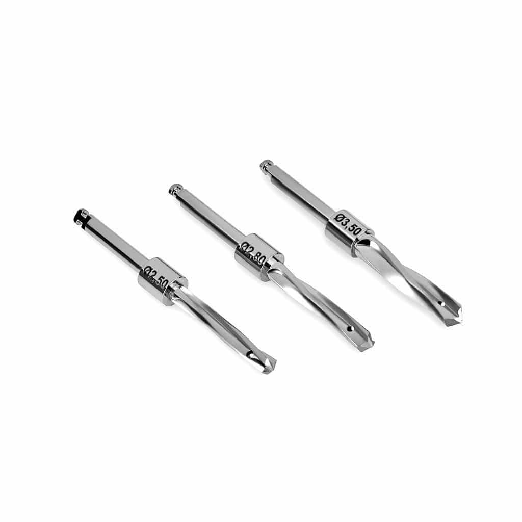 Dental implantology drill bit - FIF-215C - SAEG S.r.l. - stainless ...