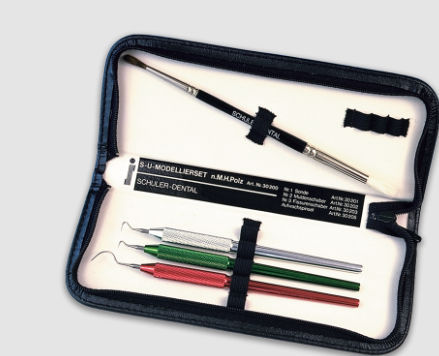 Dental restoration instrument kit - S-U-MODELLIER-SET - SCHULER-DENTAL ...