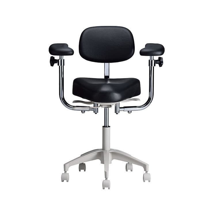 Dental stool - VIVA - MS - WINBEX CORPORATION - rotating / tilting / beige