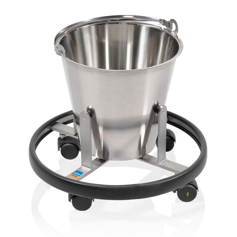 Trolley-mounted surgical basin stand - stayClean - UFSK-International OSYS
