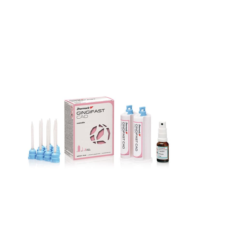 Silicone dental material - Gingifast CAD - Zhermack - CAD/CAM / gingival