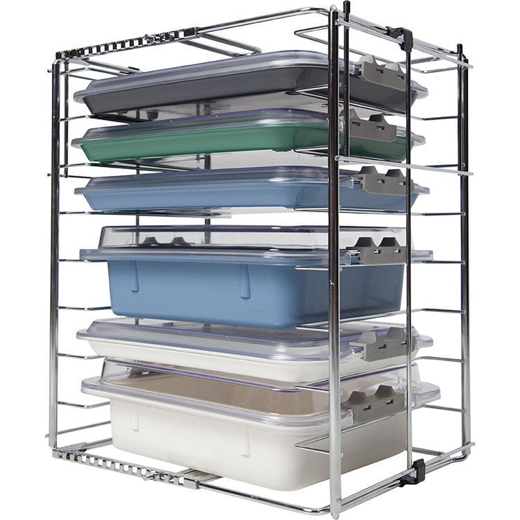 Dental instrument tray rack - 21Z410 - ZIRC - benchtop