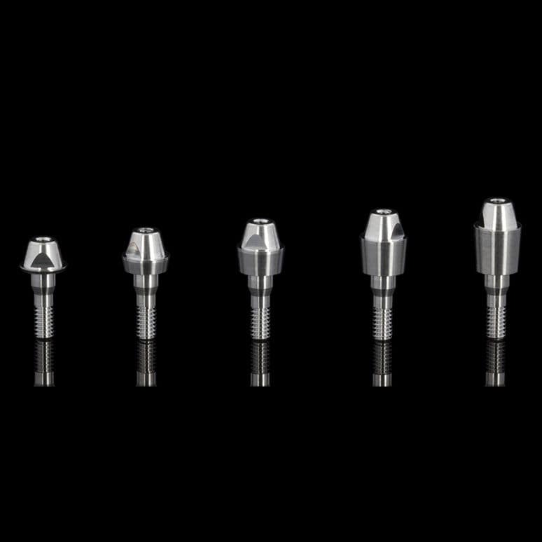 Multi-unit implant abutment - Zirkonzahn - titanium / conical / straight