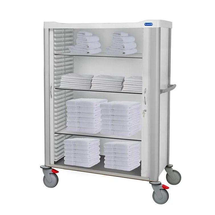 Clean linen trolley - Behmpat Producciones S.L - medical / transport ...