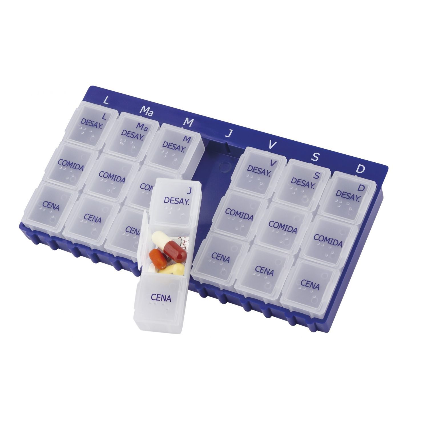 Weekly pill box - F-S3 - Behmpat Producciones S.L - daily