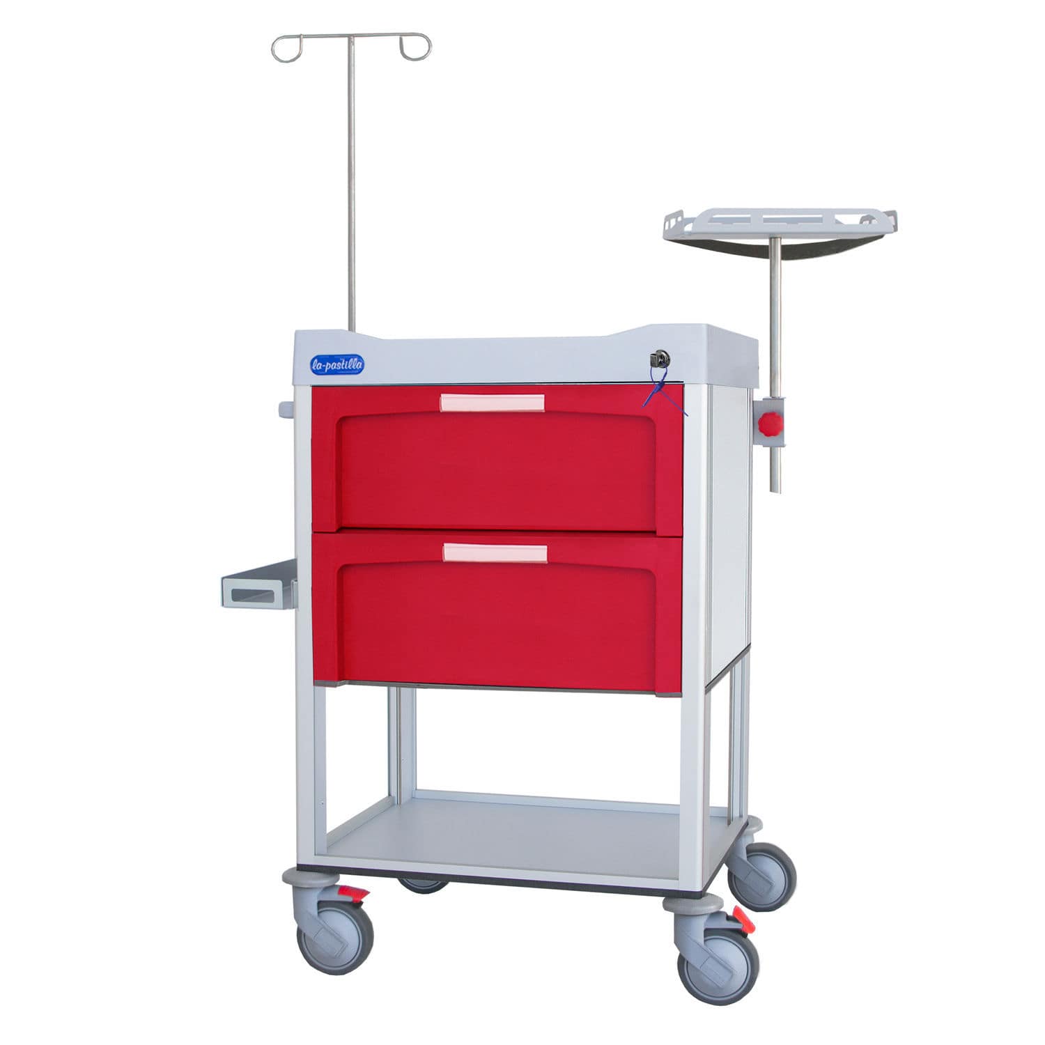Emergency trolley - F-DNOV-K1 - Behmpat Producciones S.L - with IV pole ...