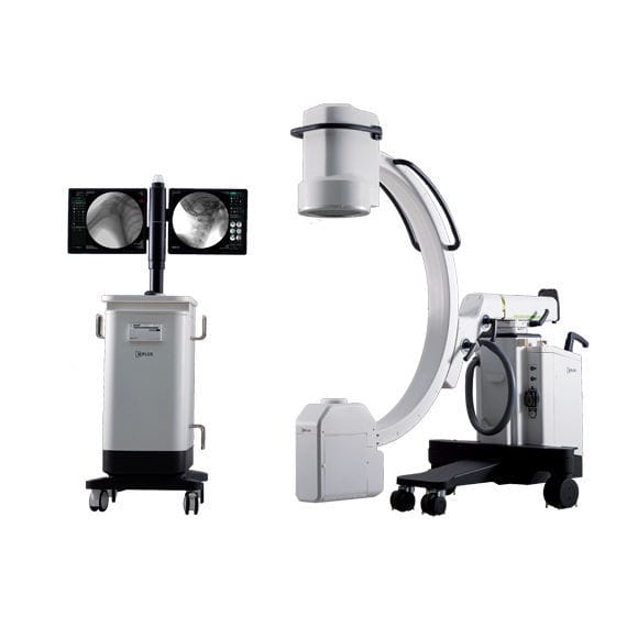 Mobile C-arm - XPLUS 35 - GEMSS Medical Systems - with video column