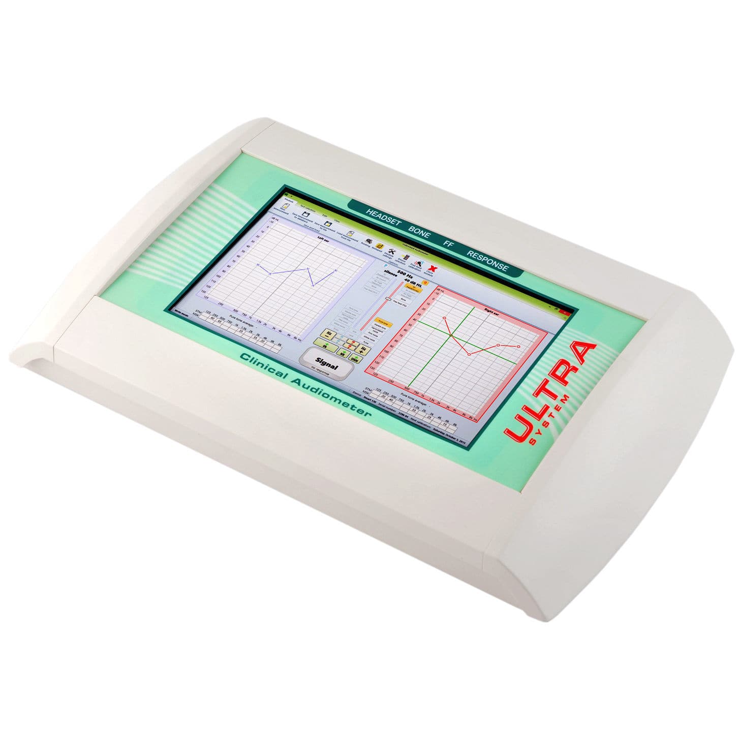 Clinical diagnostic audiometer - ULTRA - Videomed - for adult ...