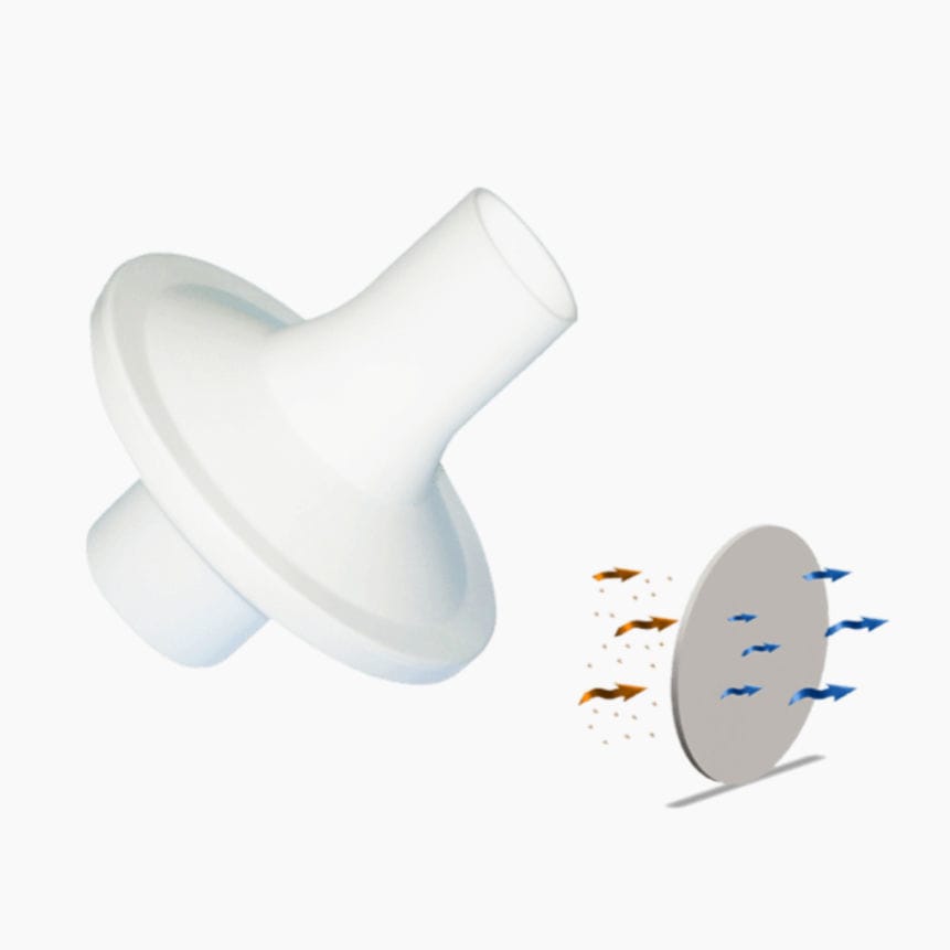 Antibacterial filter - 09698 - SIBELMED - antiviral / air / for spirometers