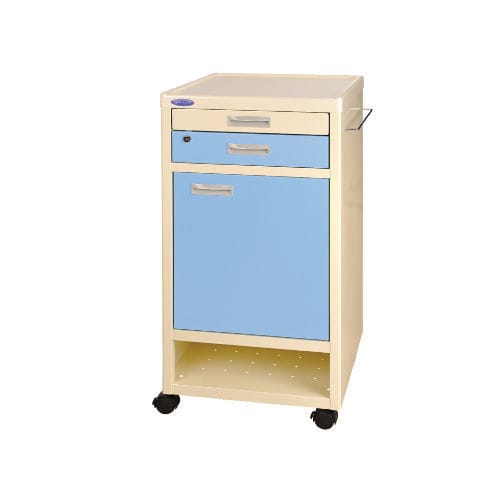Bedside table on casters - BC37BL - Bailida - with wardrobe