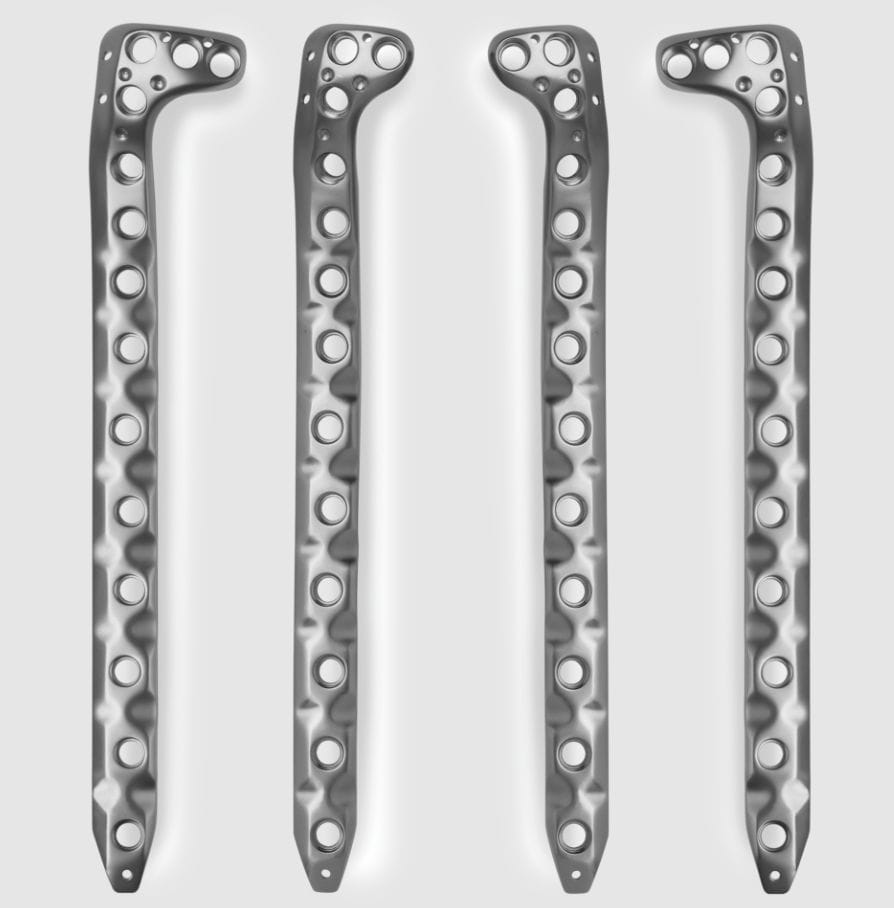 Tibia compression plate - NCB® - Zimmer Biomet - proximal / locking / metallic