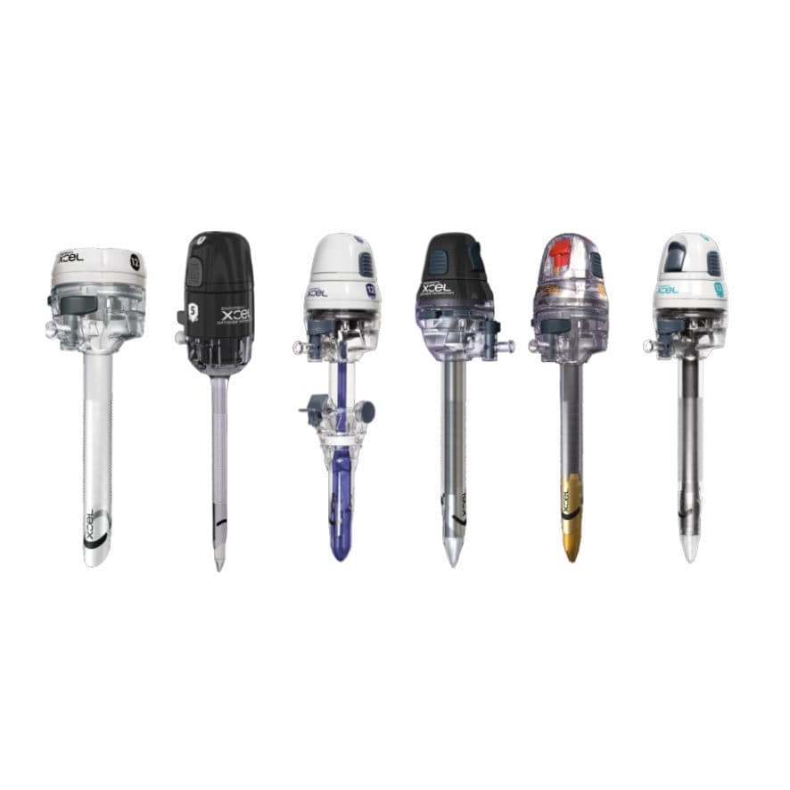 Laparoscopic trocar - ENDOPATH XCEL® - Ethicon - with insufflation tap ...