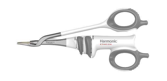 Dissection scissors - HARMONIC FOCUS®+ - Ethicon - surgical / for humans / ultrasonic