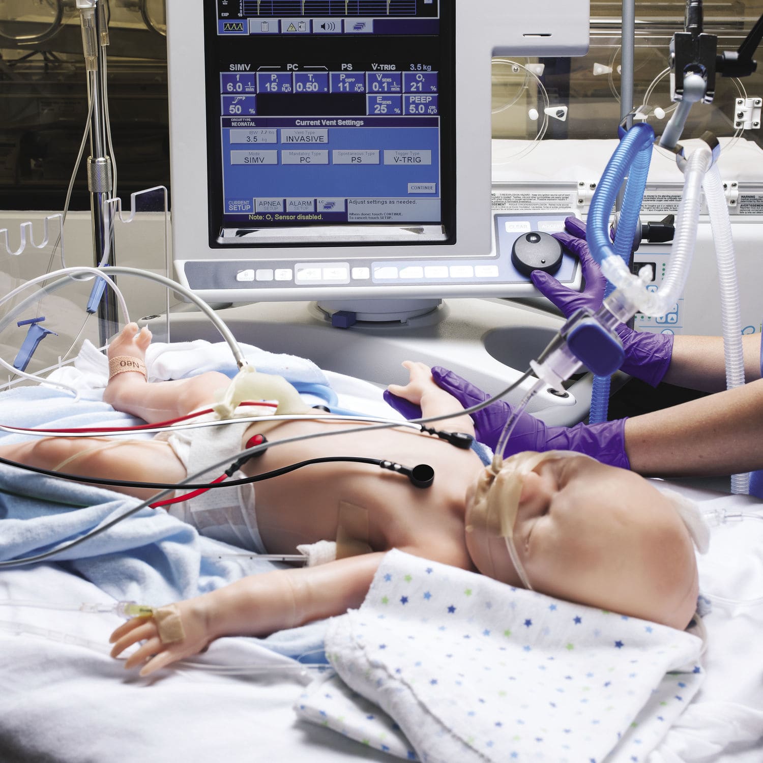 Newborn patient simulator - SUPER TORY® S2220 - Gaumard - airway ...