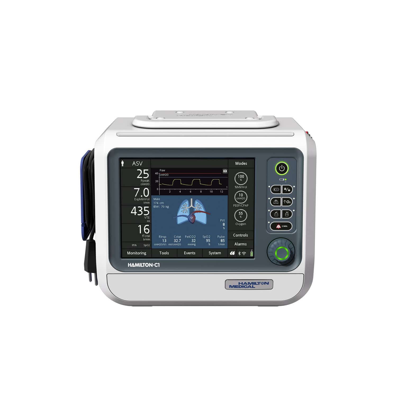 Intensive care ventilator - HAMILTON-C1 - Hamilton Medical - clinical ...