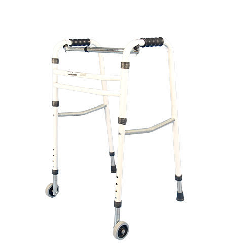 4-wheel mobility walker - PS-WL01 - PROJESAN - height-adjustable / folding