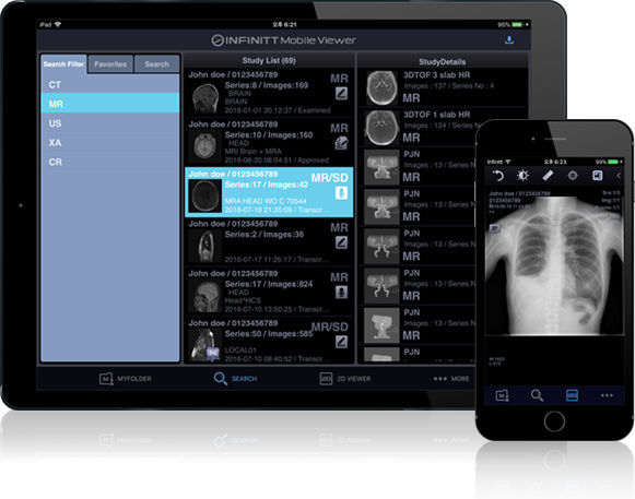 Viewer software - Infinitt Healthcare - measurement / treatment / security