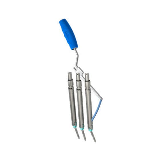 Minimally invasive pedicle screw positioning system - CHARSPINE2 - ChM